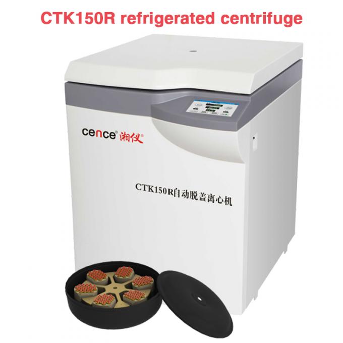 Automatic Decapping Refrigerated Centrifuge Machine CTK150R With Swing ...